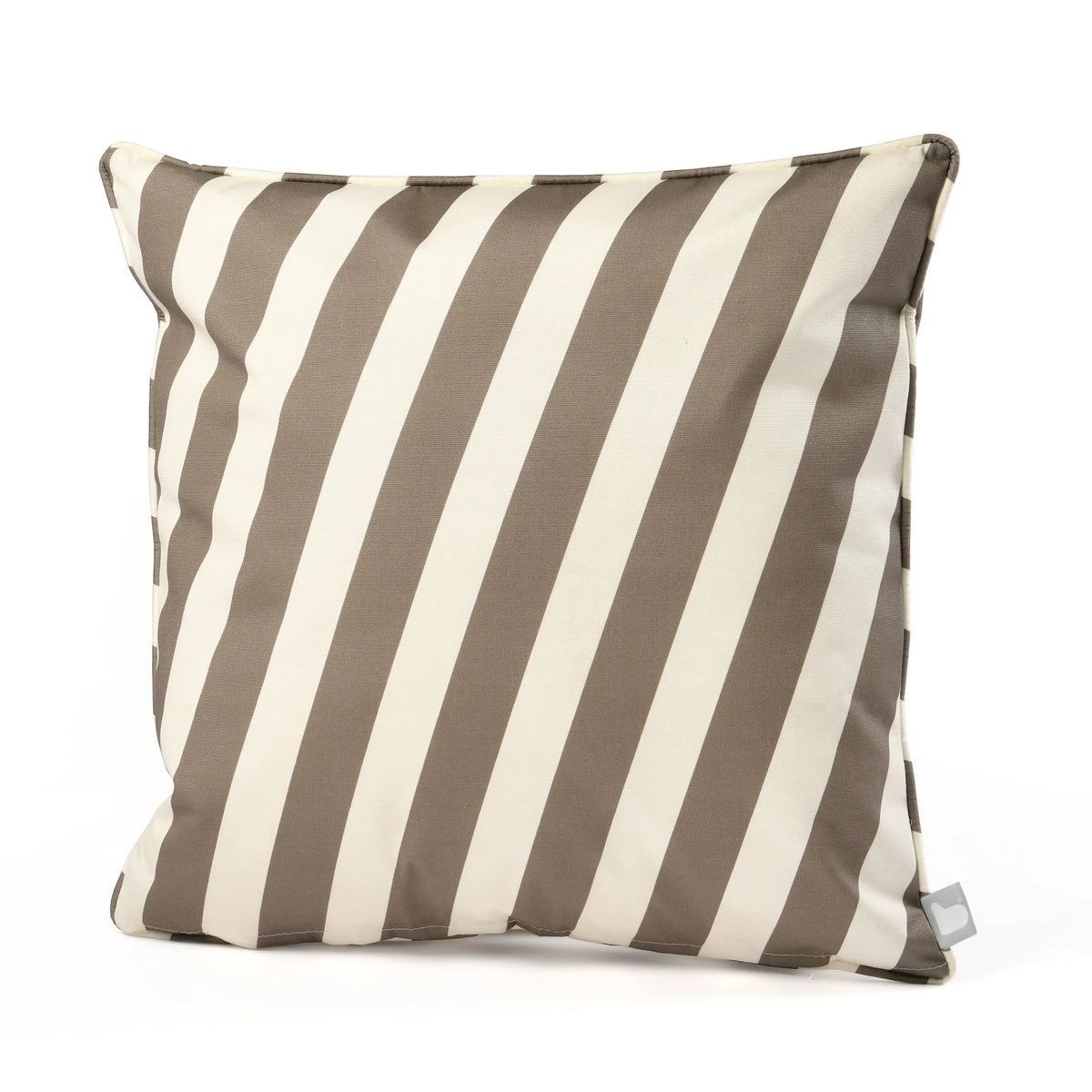 Outdoor B Cushions | B Cushion Oblique Stripe Silver Grey 50x50cm ...